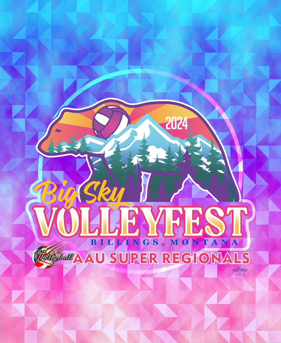 Big Sky Volleyfest 2024 Blanket – Zia Events