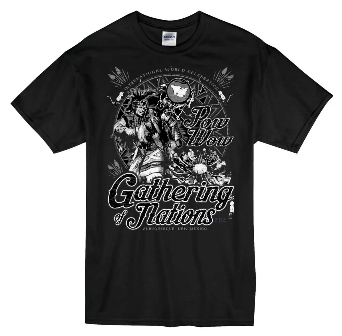 GON 2024 Monochrome Tee – Zia Events