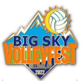 Big Sky Volleyfest pins – Zia Events