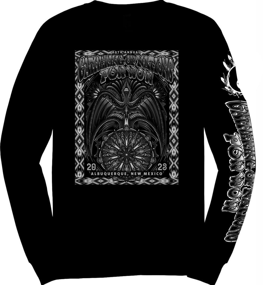 GON 2023 Long Sleeve Black Tee – Zia Events