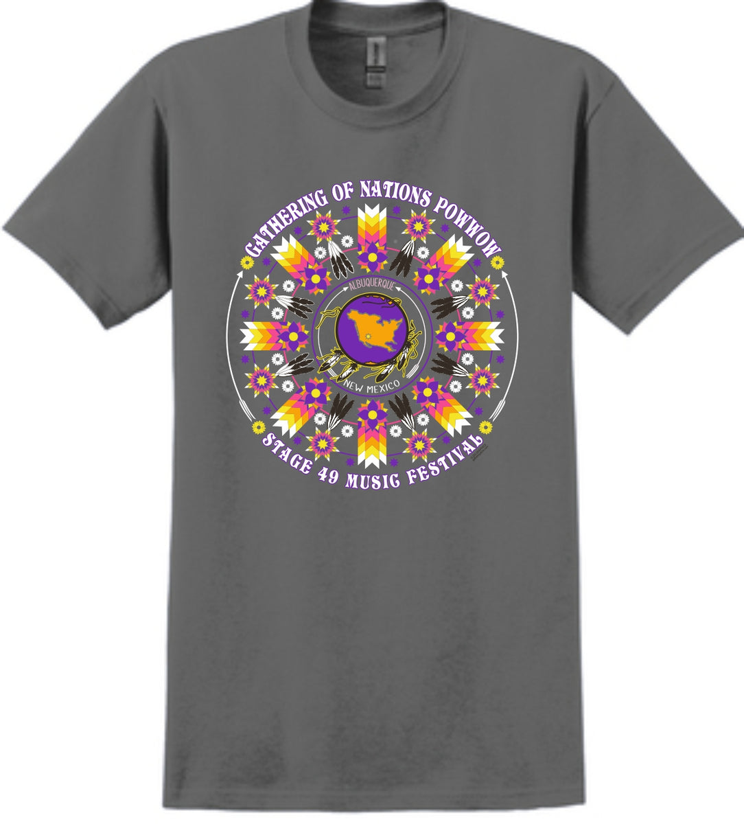 GON Event Charcoal Tee – Zia Events